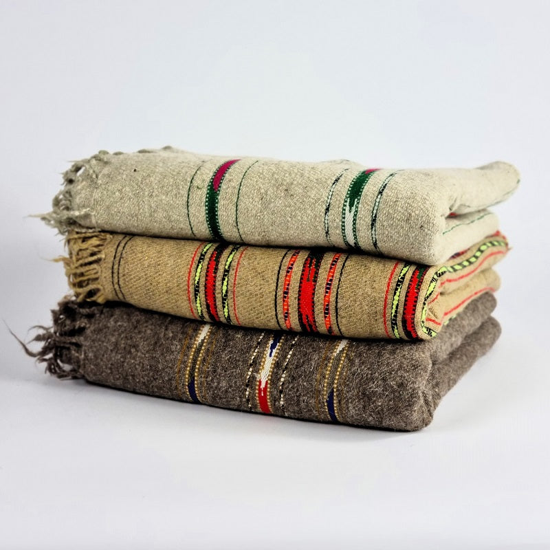 NEW STOCK: Handmade tribal patu shawl - body wrap - blanket - army bla ...